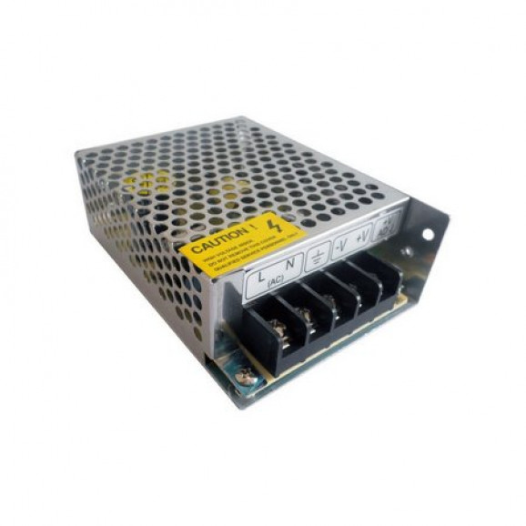 Fonte 12V 2,5A ou 12V 3A Metálica Mini