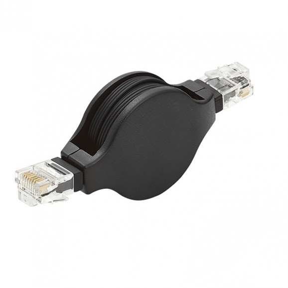 CABO DE REDE RETRATIL RJ11 MACHO 1 MT