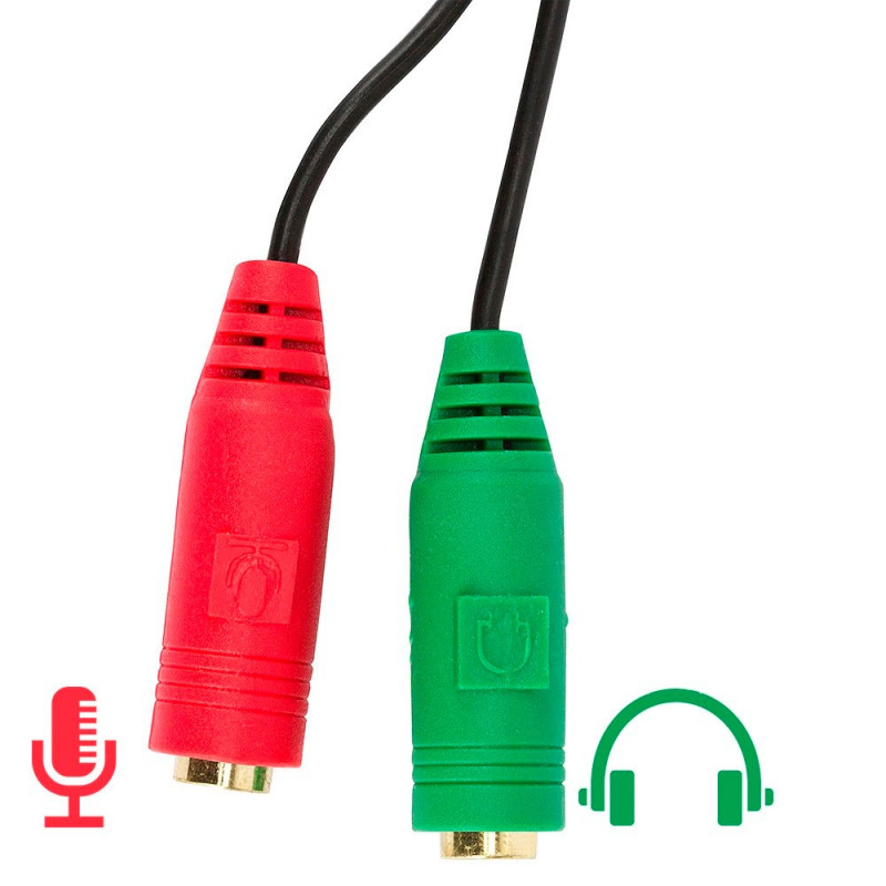 CABO HEADSET PARA FONE E MICROFONE