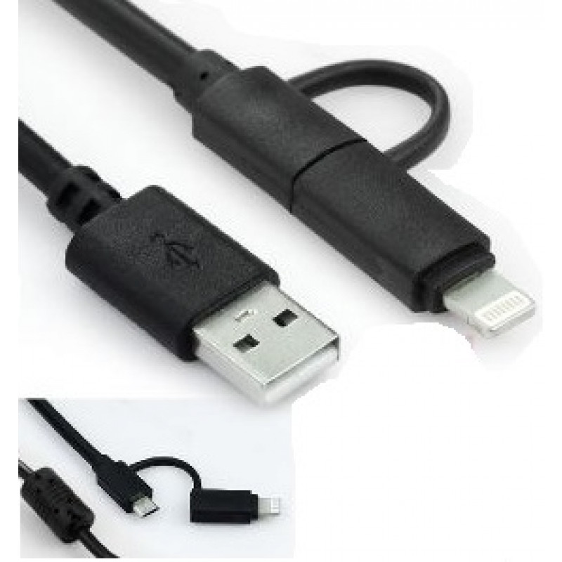 CABO BI-CONECTOR MICRO USB (V8) 1,20MT