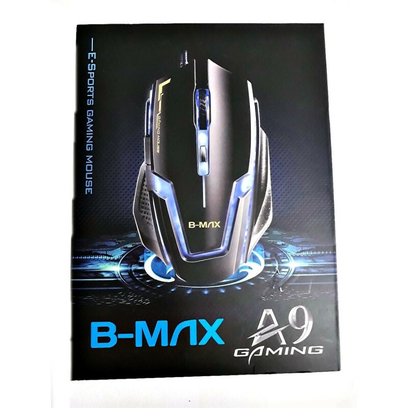 Mouse Gamer Profissional B-max A9 Gaming 3200 Dpi 6 Botões