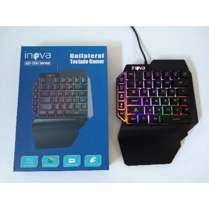 Teclado Gamer Unilateral KEY-7341 Inova