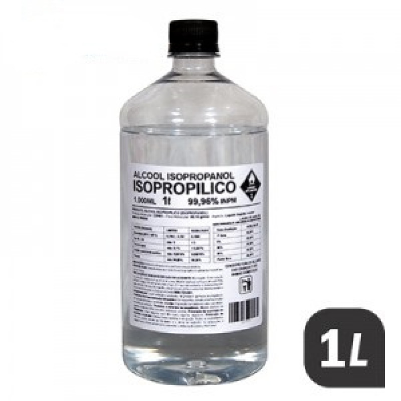 ÁLCOOL ISOPROPÍLICO 100% 1 LITRO ALPHA ÁLCOOL ISOPROPÍLICO 100% 1 LITRO ALPHA
